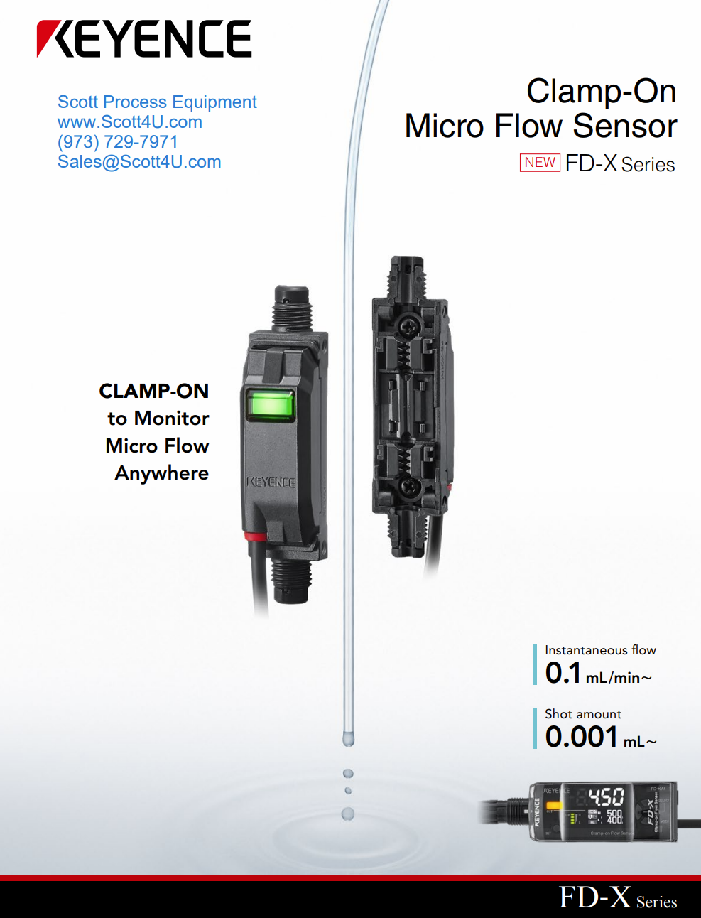 Scott Process Keyence Flow Sensor - Scott Process